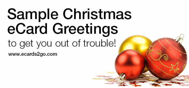 Business Holiday ECards Message Samples